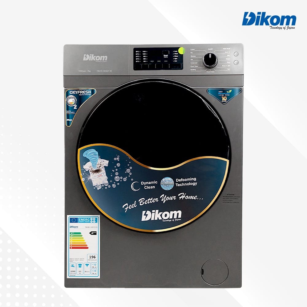 Buy Dikom Front Load Washing Machine 9KG at Best Price - Dikom